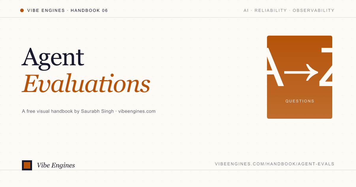 The Agent Evaluations Handbook — Trajectory, Tool-Use & Reliability ...